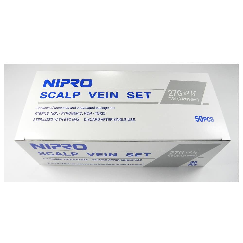 SCALP VEIN #27G 3/4 - Phartech Online