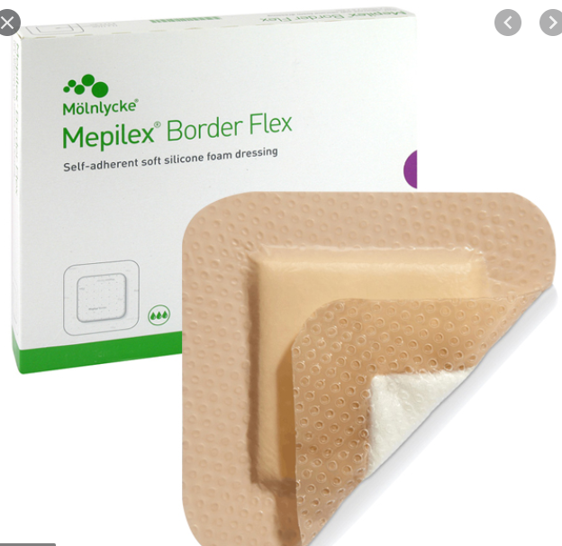 MEPILEX BORDER FLEX 12.5*12.5CM. 1'S - Phartech Online