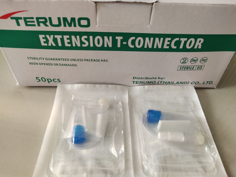TERUMO EXTENSION T-CONNECTOR 10CM. - Phartech Online